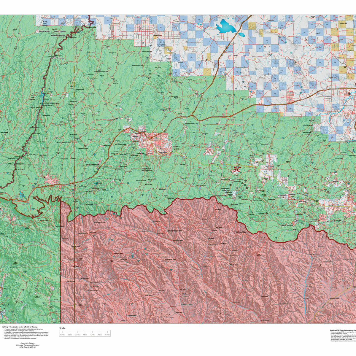 Montana Mule Deer District Land Ownership Maps - Hunt Data