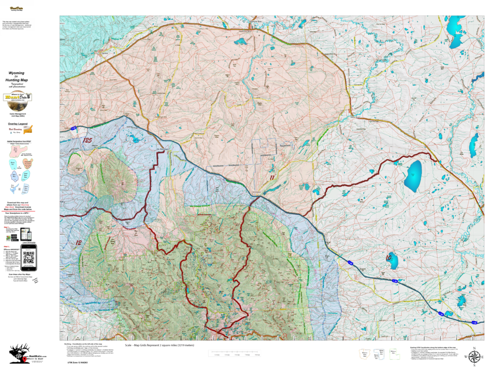 Wyoming Elk Habitat Maps - Hunt Data