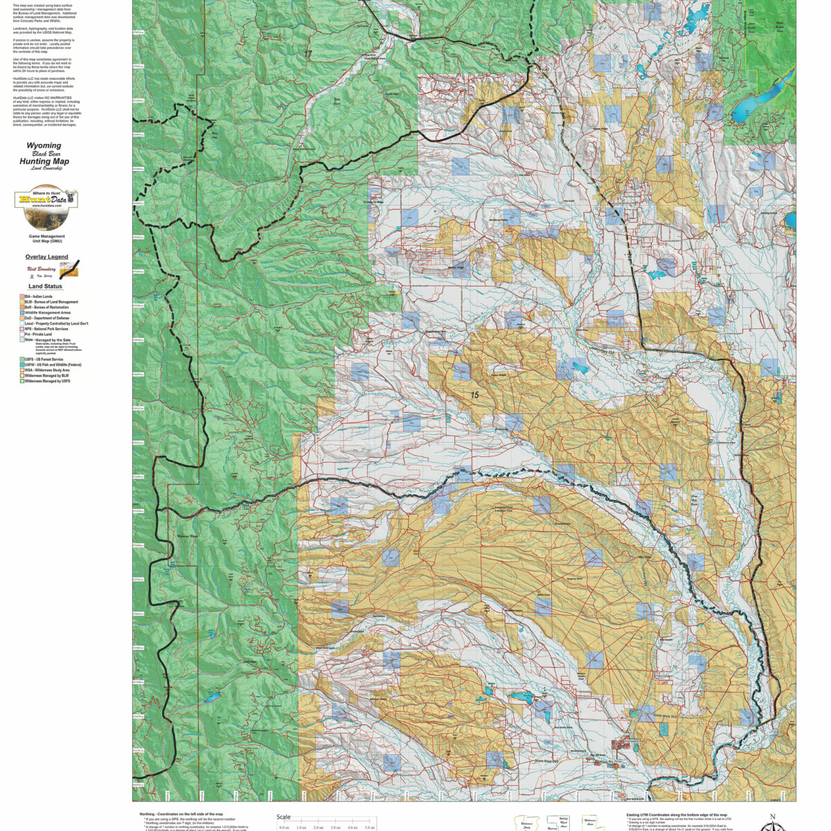 Wyoming Elk Hunting Maps Hunt Data