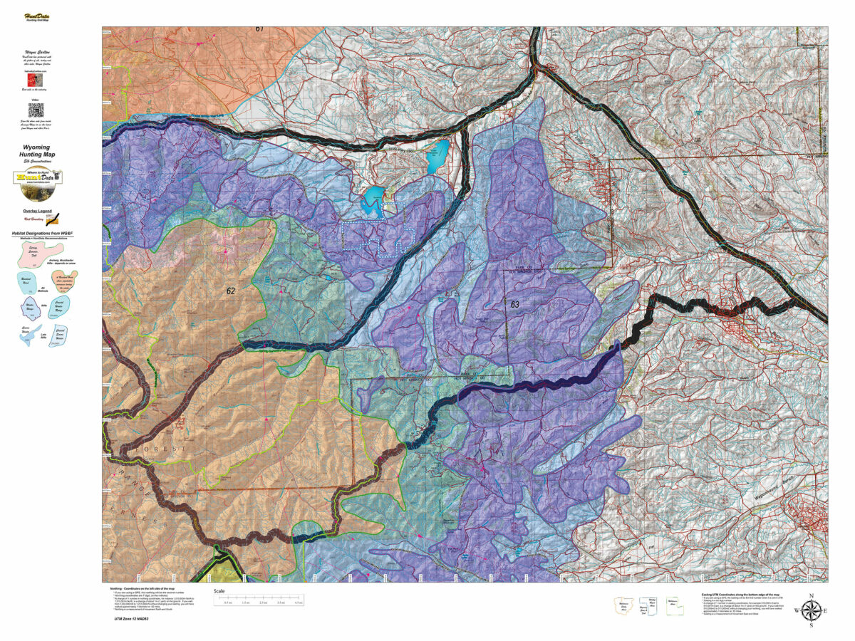 Wyoming Elk Habitat Maps Hunt Data