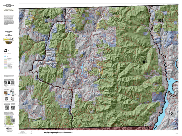Washington Land Ownership Maps. - Hunt Data