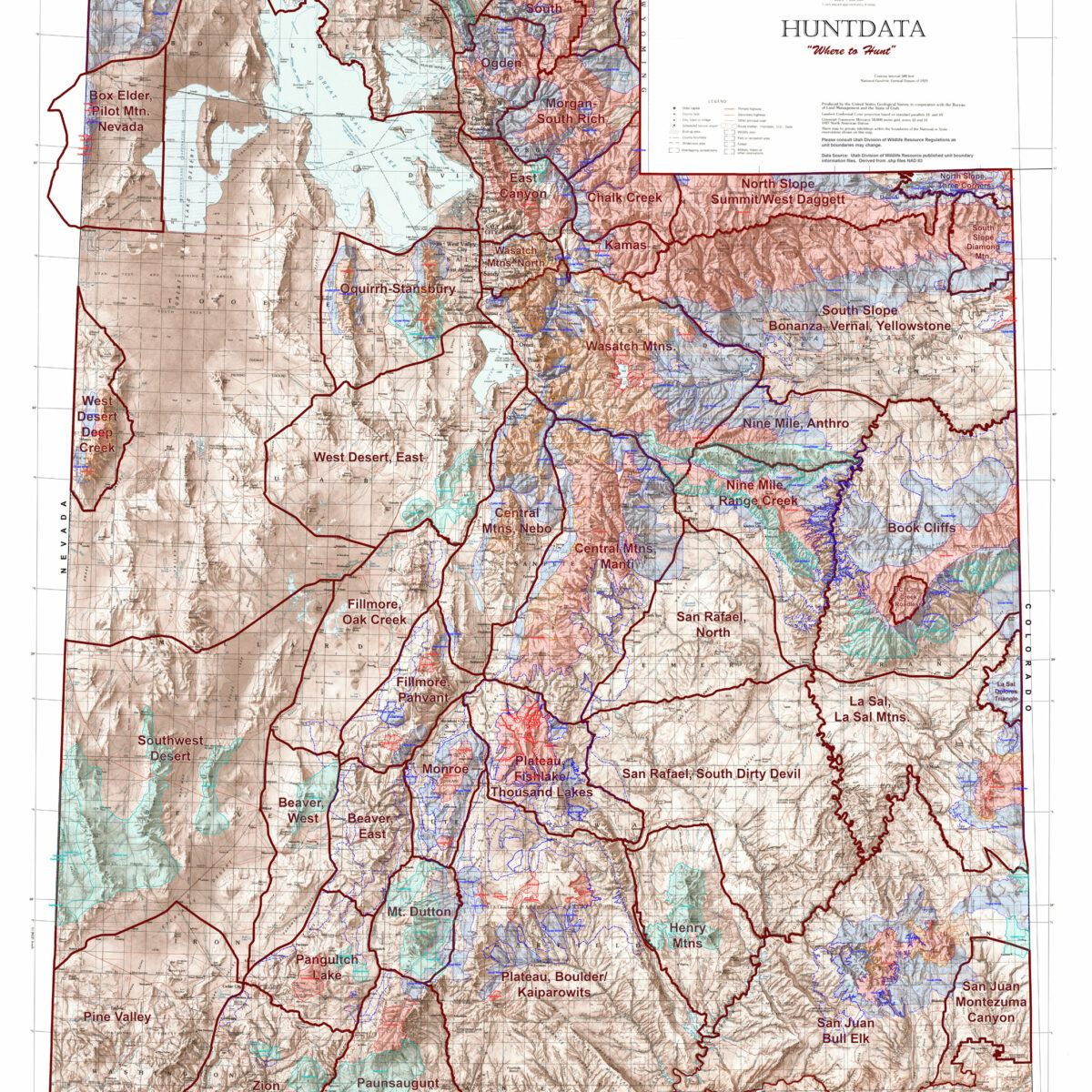 Utah Statewide Unit Maps Archives - Hunt Data Utah Statewide Unit Maps Archives - Hunt Data