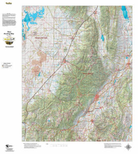 Utah Elk Topographical Unit Map - Hunt Data