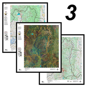 3 Colorado Moose Printed Maps - Land Ownership, Satellite, Topo - Save ...